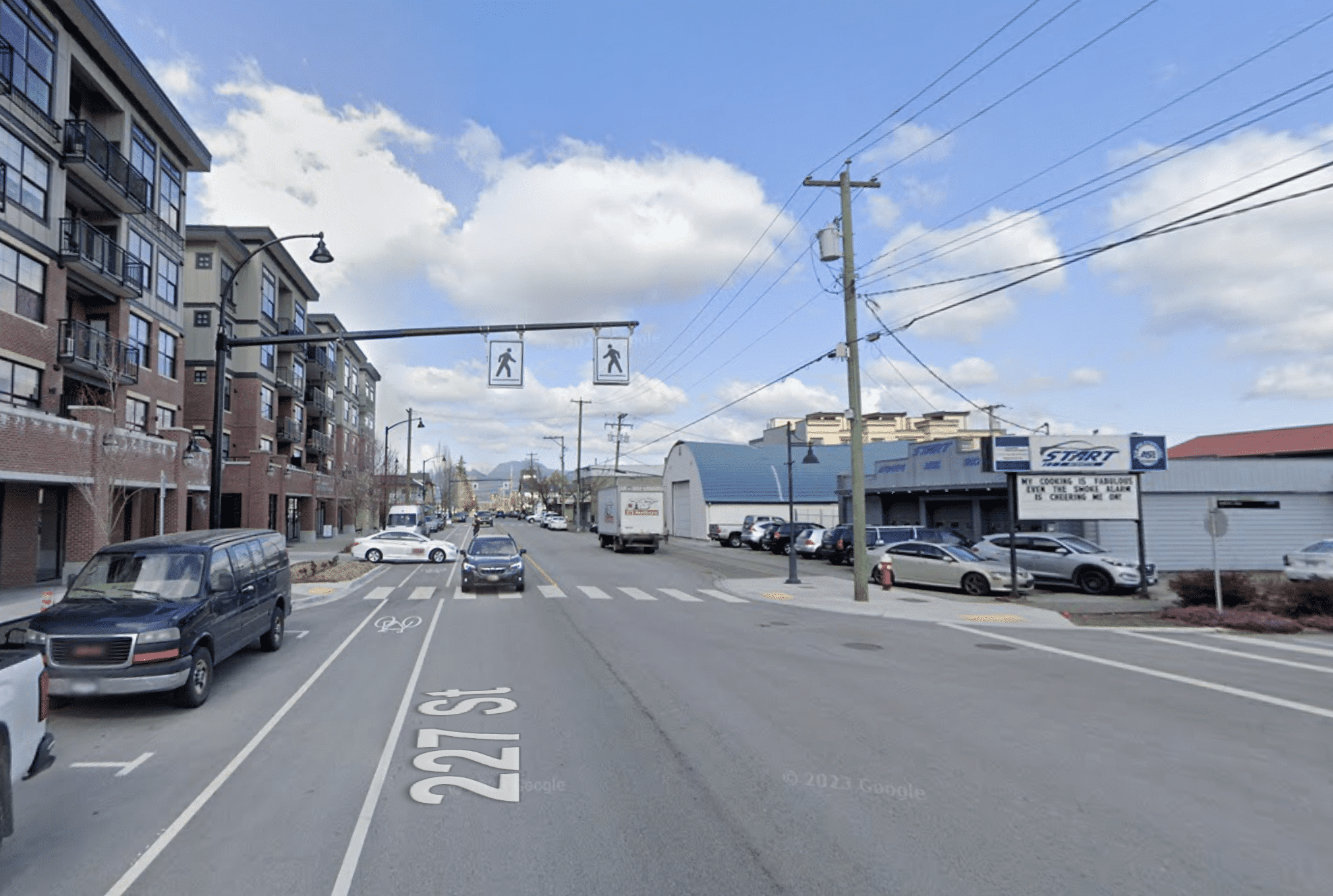 There needs to be a pedestrian-activated crosswalk at this Maple Ridge ...